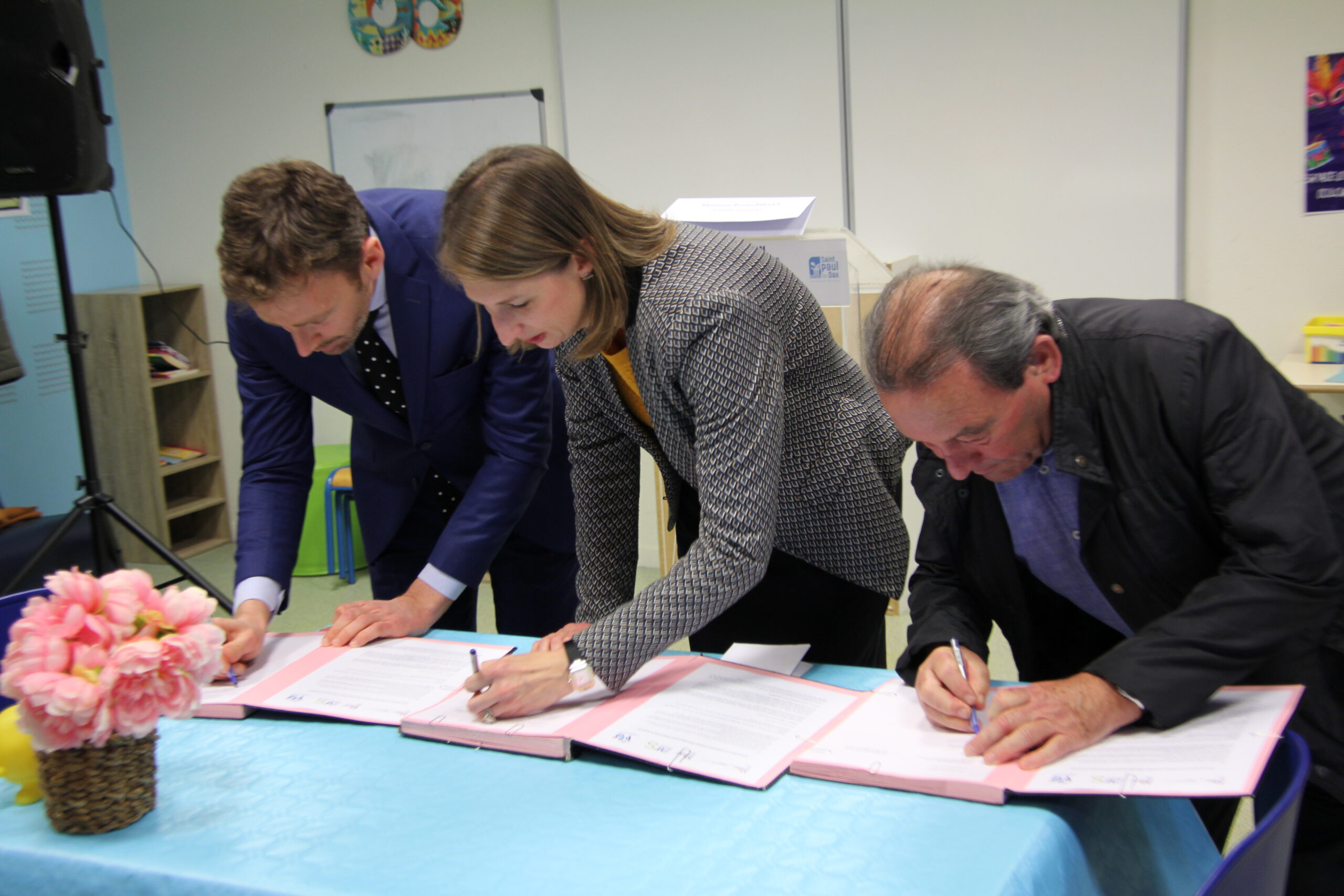 Inauguration du dispositif UEEA à l’école Marie Curie - Saint-Paul-lès-Dax
